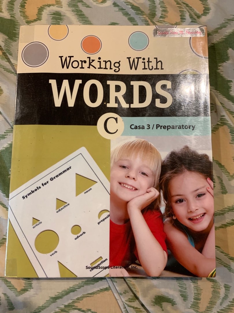 Working with words prepratory Textbook, Hobbies & Toys, Books ...