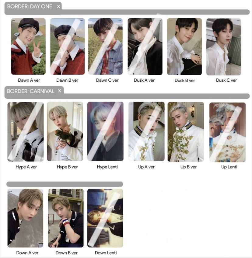 [WTT/WTS] enhypen ni ki, jake and heeseung border carnival pc, Hobbies ...