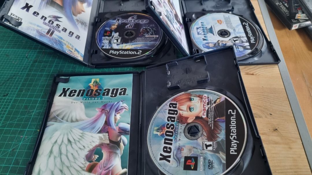 Xenosaga PS 2 EP I/II/III Original English Version (Set), Video Gaming ...
