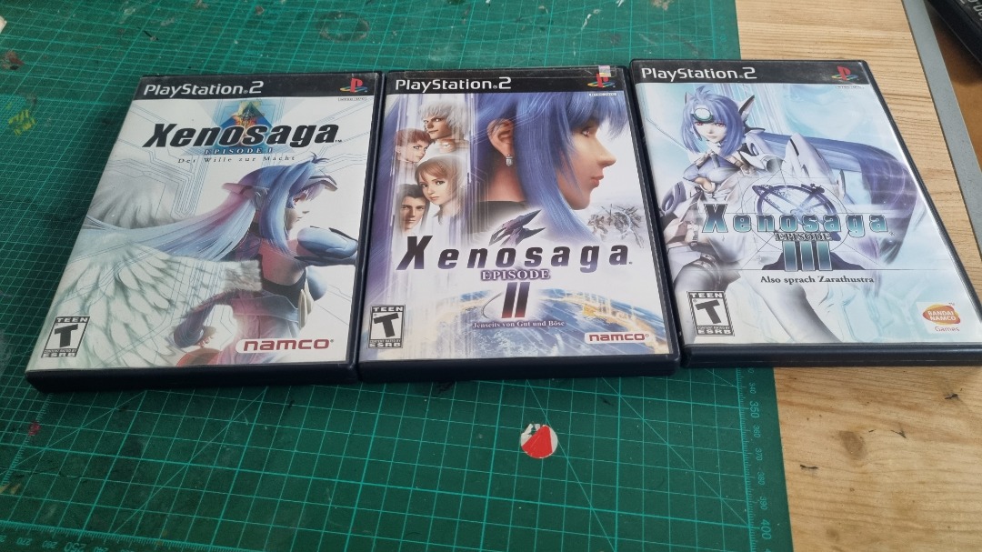 Xenosaga PS 2 EP I/II/III Original English Version (Set), Video Gaming ...