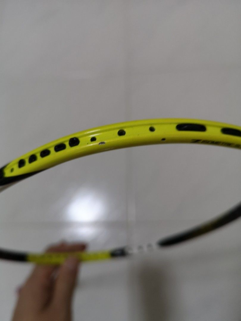 Yonex Arcsaber Z-Slash yellow, Sports Equipment, Sports & Games, Racket ...