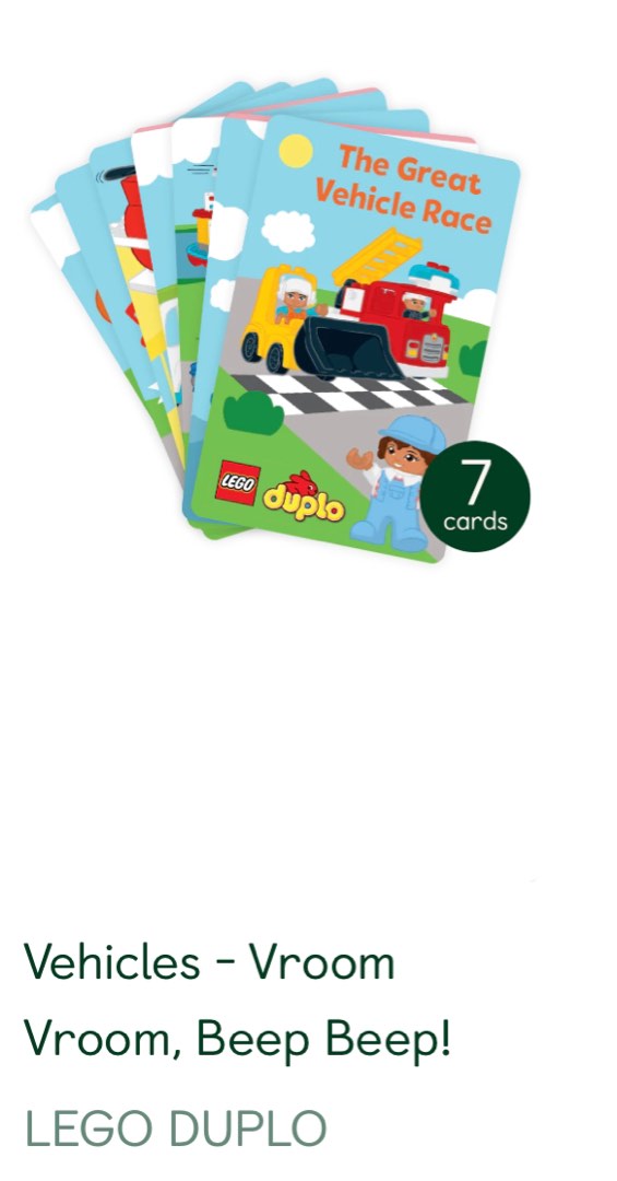 Yoto Cards- Lego Duplo Vehicles pack, Hobbies & Toys, Toys & Games on ...