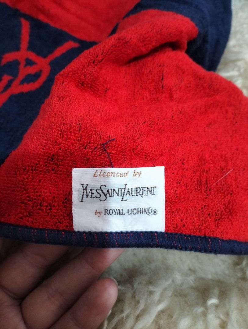 YSL original face towel, Furniture & Home Living, Bedding & Towels on ...