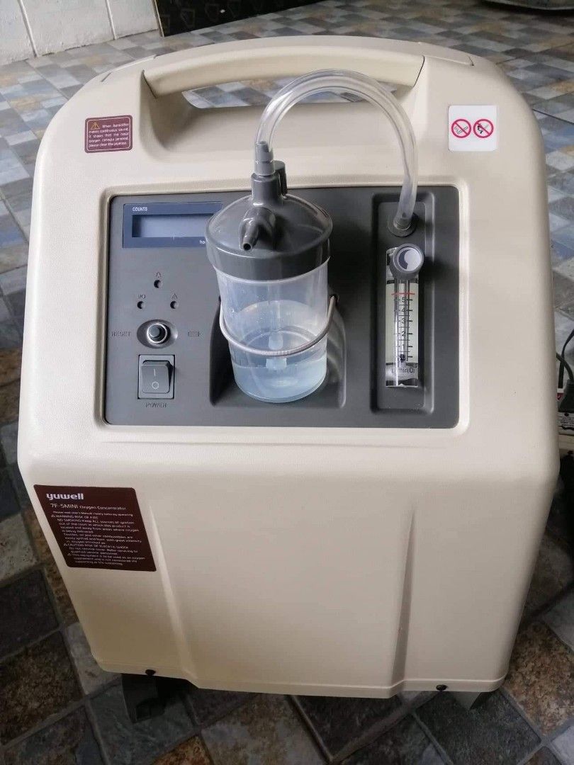 Yuwell 7F-5Mini Oxygen Concentrator, Health & Nutrition, Medical ...