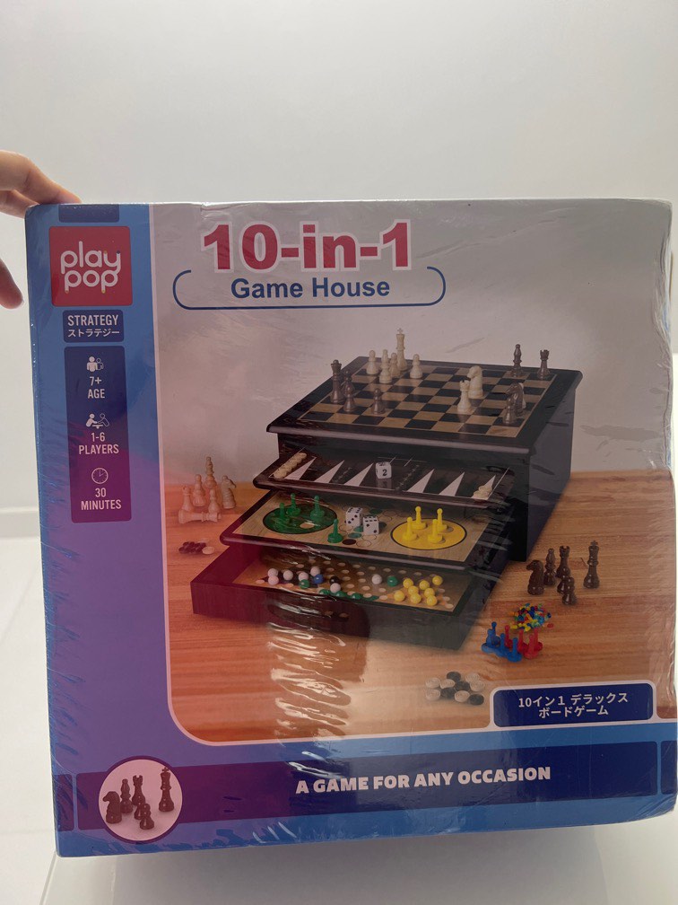 10 in 1 Game House, Hobbies & Toys, Toys & Games on Carousell