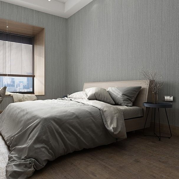 10m! Wallpaper Frosted wallpapaer solid color striped wallpaper Nordic ...