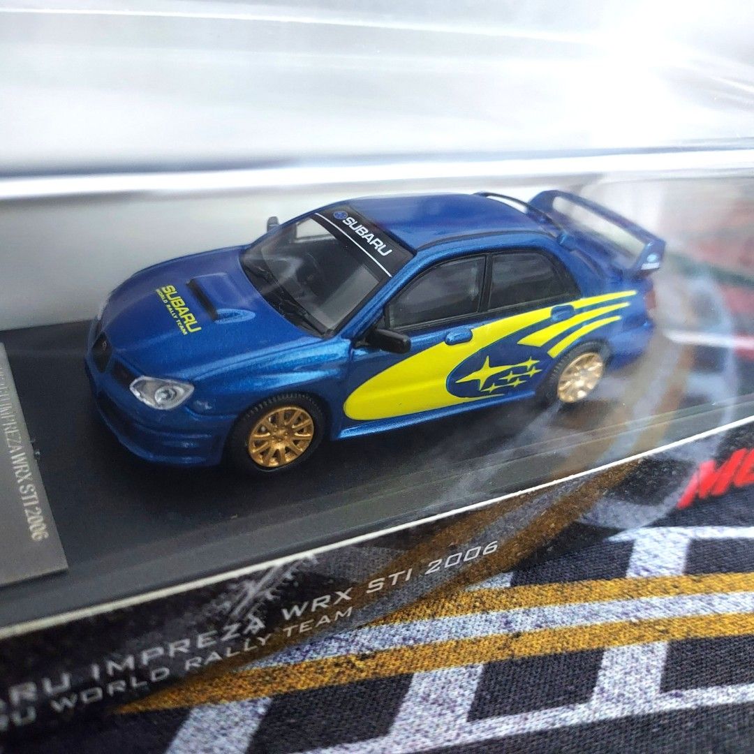 1/64 Subaru Impreza WRX STi 2006 world rally team, Hobbies & Toys, Toys & Games on Carousell