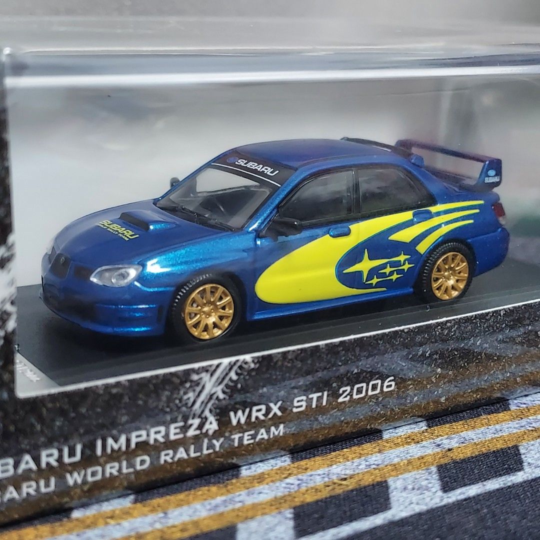 1/64 Subaru Impreza WRX STi 2006 world rally team, Hobbies & Toys, Toys ...