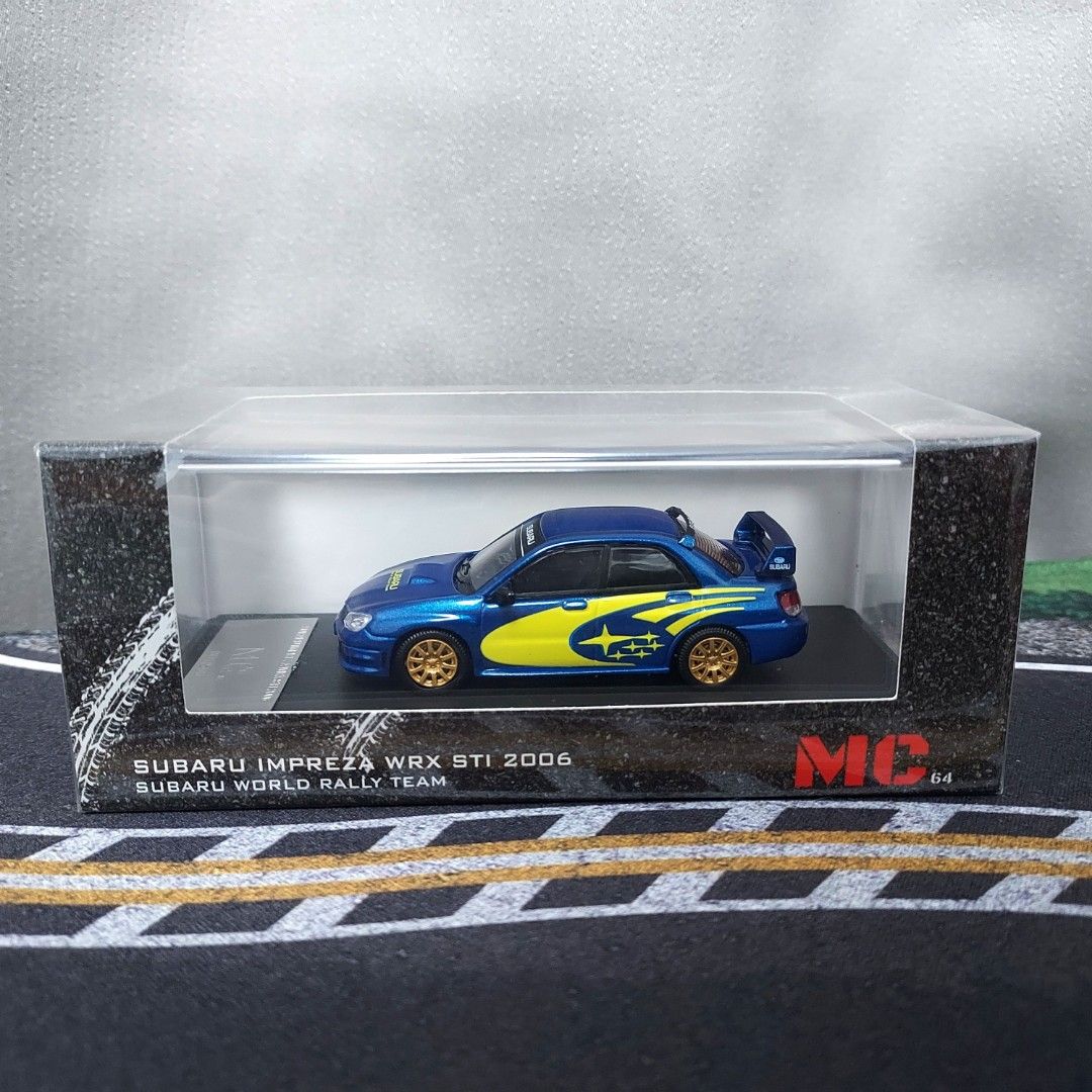 1/64 Subaru Impreza WRX STi 2006 world rally team, Hobbies & Toys, Toys & Games on Carousell