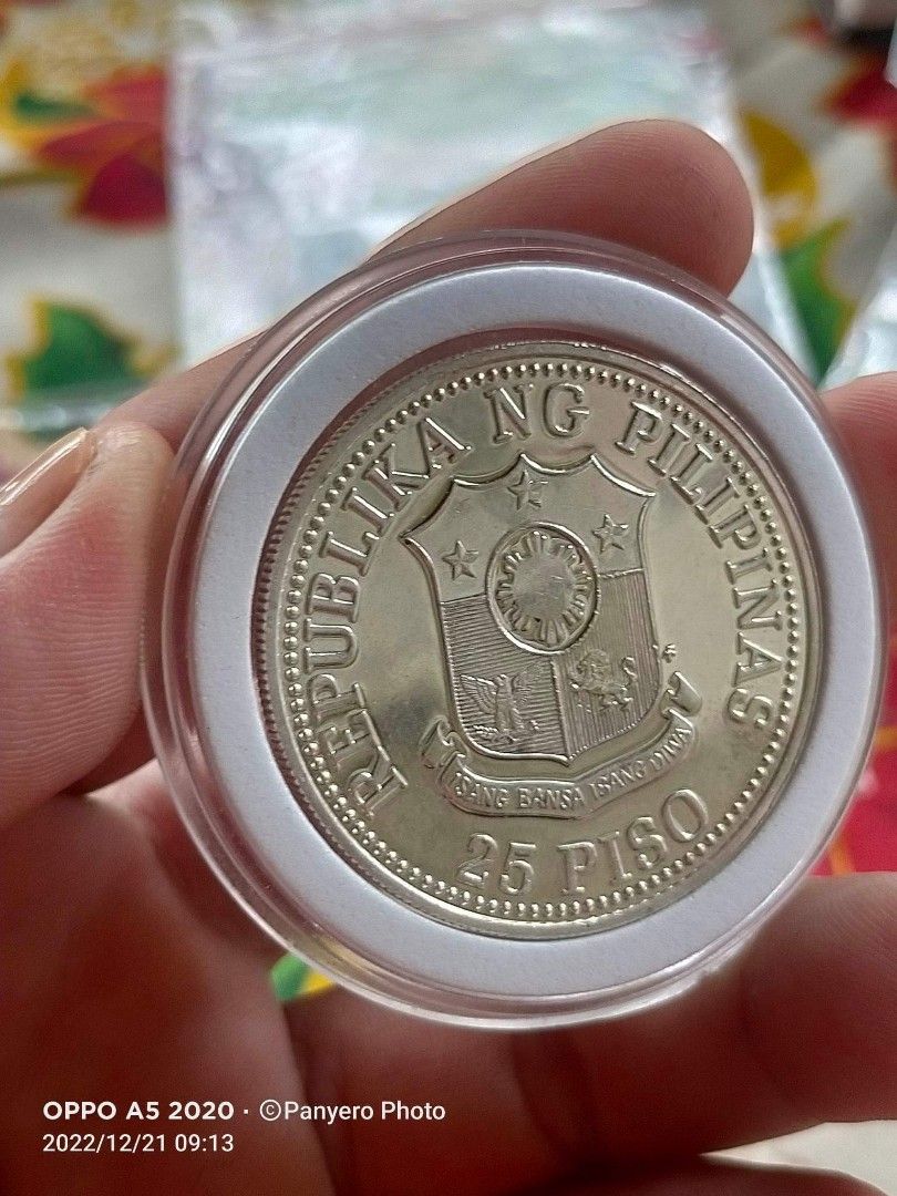 1981 25piso world food day big silver coin, Hobbies & Toys, Memorabilia ...