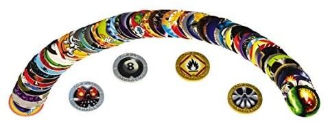 30 POGS RETRO KAPS Caps Game Pogs and Slammers Starter Kit Classic Milk ...