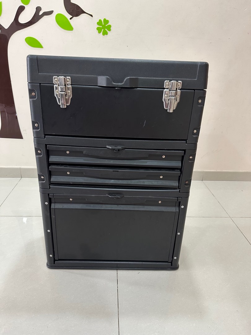 3 tier toolbox with rollers, Furniture & Home Living, Home Improvement ...