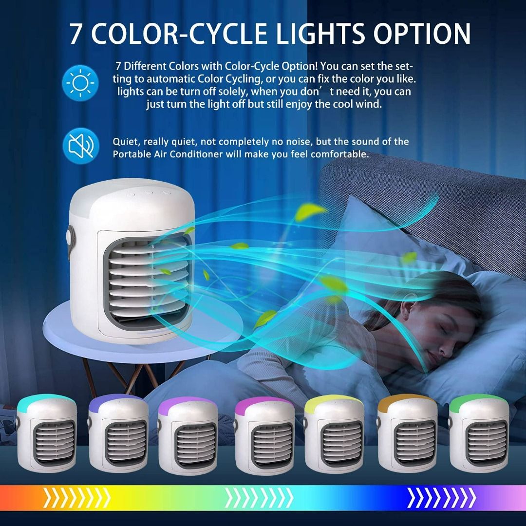 625) Portable Air Conditioner,3-in-1 Personal Air cooler, Evaporative ...