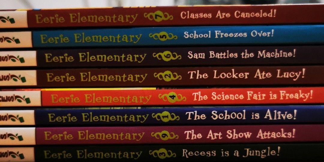 8 books of Eerie Elementary by Jack Chabert, Hobbies & Toys, Books ...