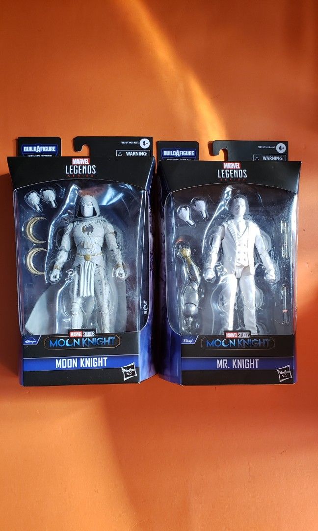 全新 Hasbro Marvel Legends Moon Knight + Mr. Knight 月光騎士 ml Disney Plus ...