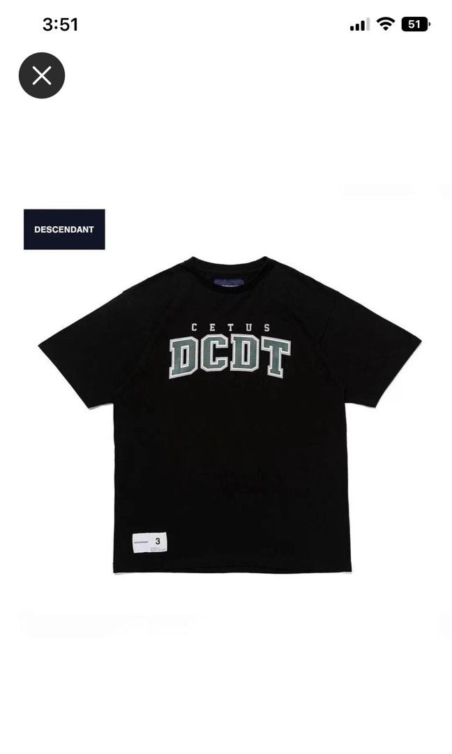全新購自 IT EXIT Descendant dcdt team ss size 4 not wtaps not neighbor, 男裝 ...