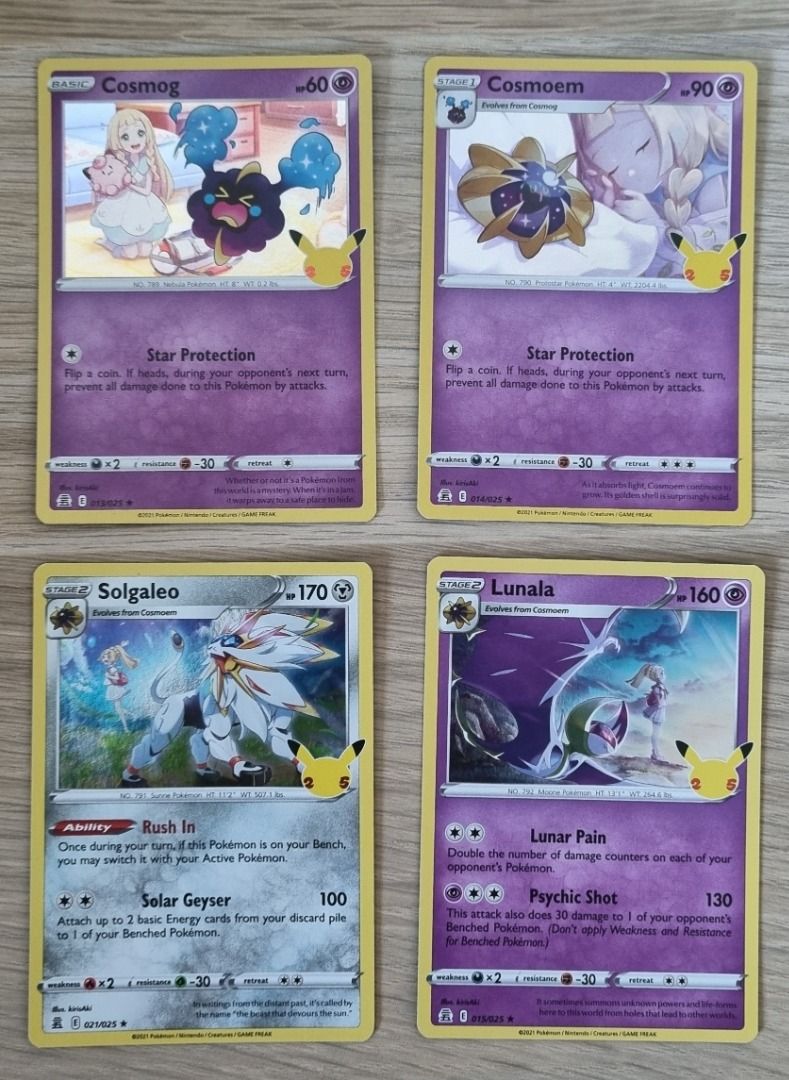 Pokemon Cards 】 25th Anniversary Celebrations Holo Set, Hobbies & Toys ...
