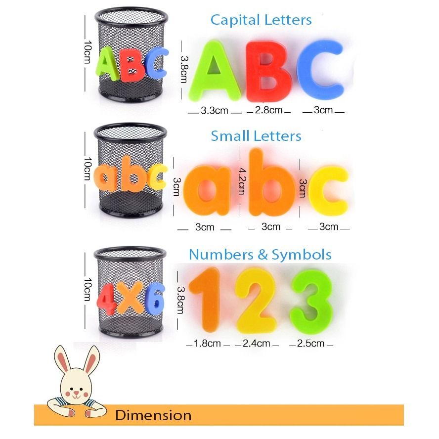 ABCs and Numbers Magnet Alphabets/ Letters / ABC/ number/ educational ...