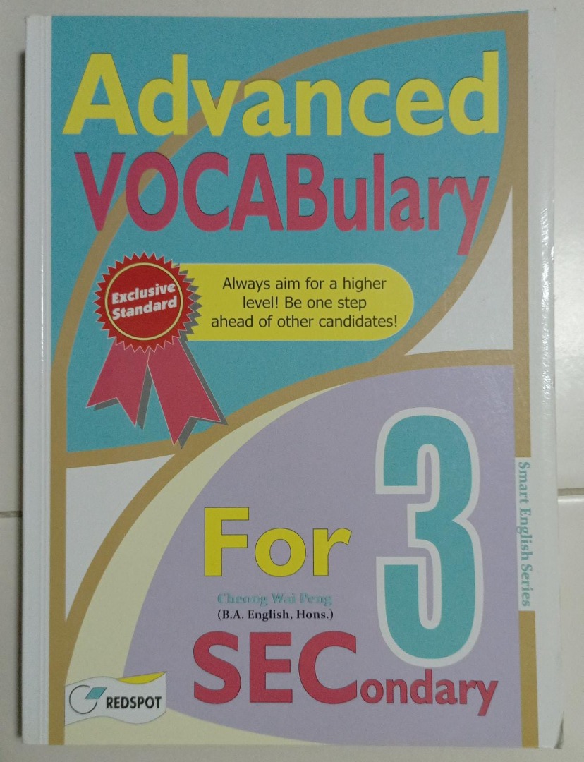 Advanced Vocabulary book for Secondary 3, Hobbies & Toys, Books ...