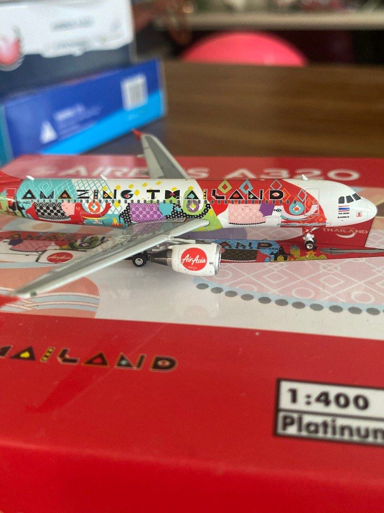 Airasia A320 1:400 Diecast model, Hobbies & Toys, Toys & Games on Carousell