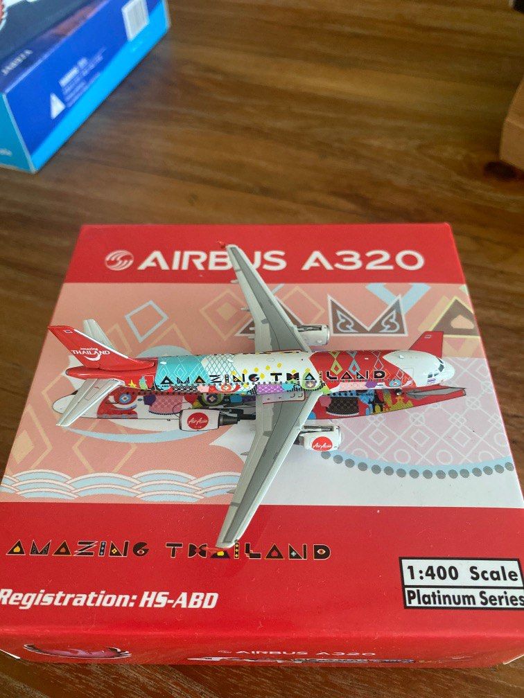 Airasia A320 1:400 Diecast model, Hobbies & Toys, Toys & Games on Carousell