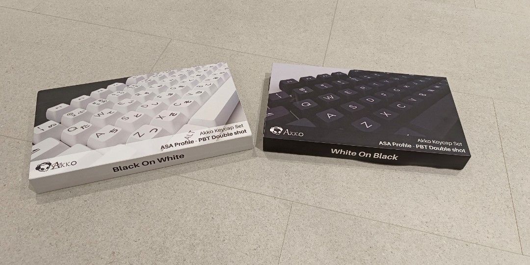 AKKO ASA Profile WOB & BOW keycap sets, Computers & Tech, Parts ...