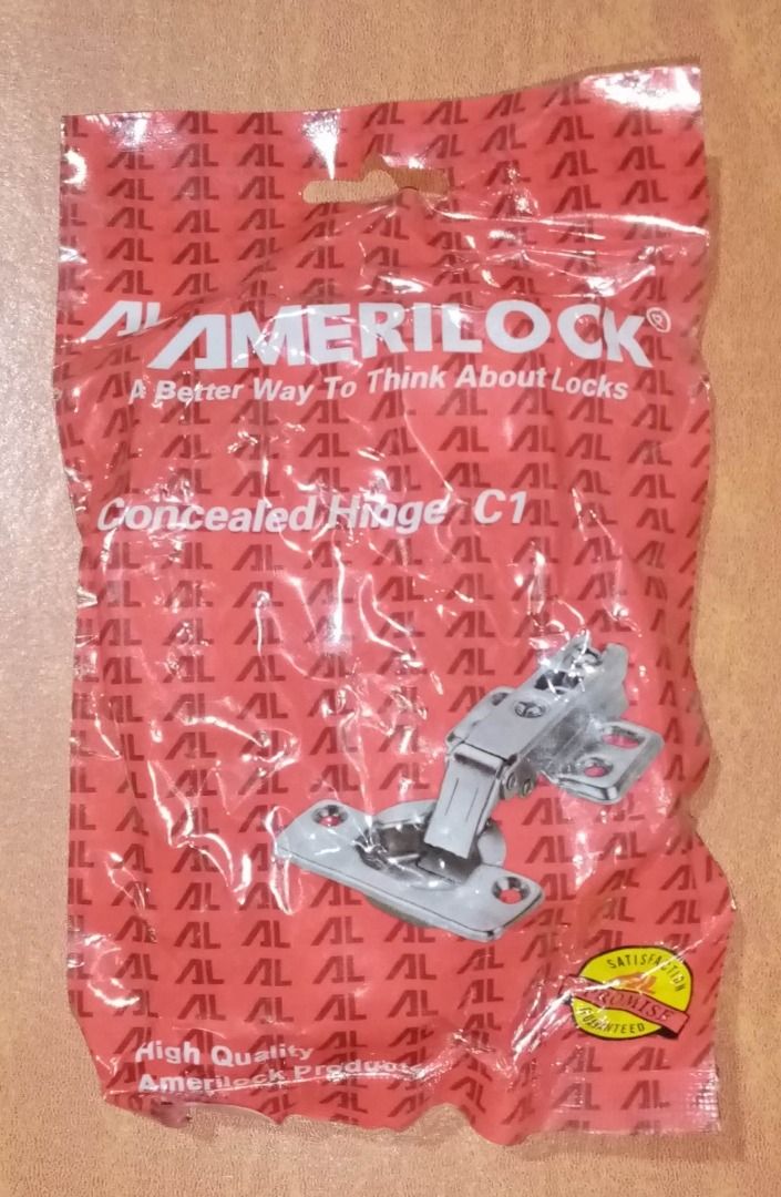 Amerilock Concealed Hinges C1, Furniture & Home Living, Security ...