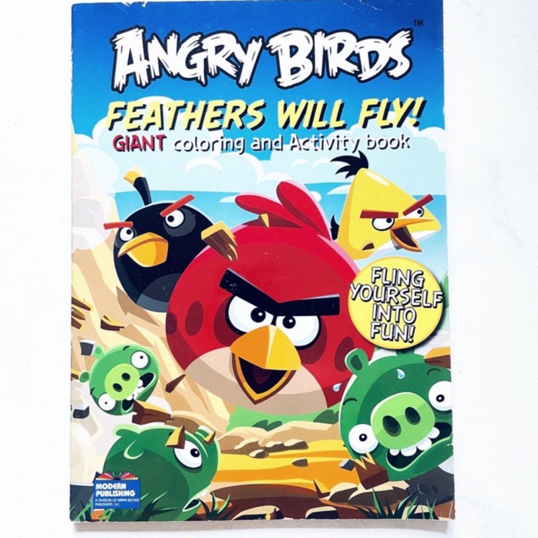 Angry Birds colouring book, Hobbies & Toys, Books & Magazines, Children ...