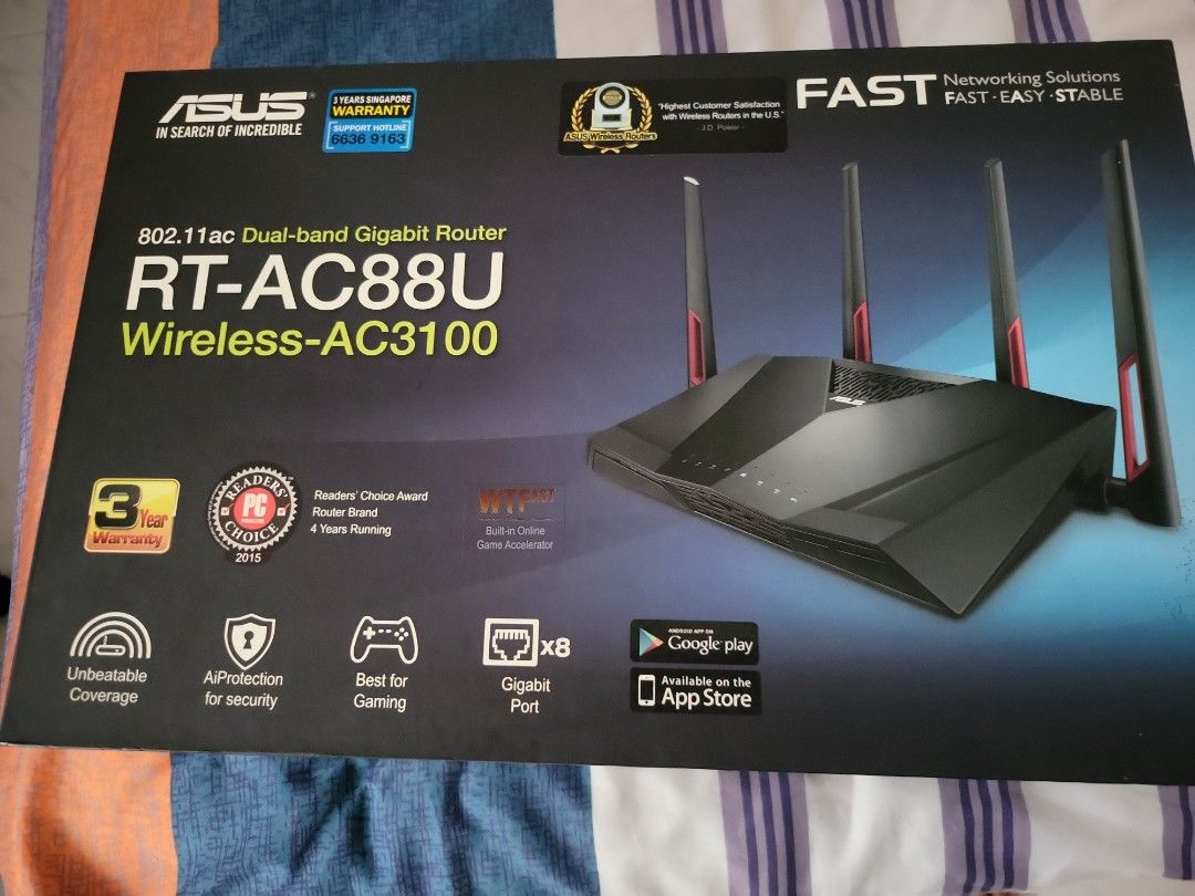 Asus RT-AC88U box only, Computers & Tech, Parts & Accessories ...
