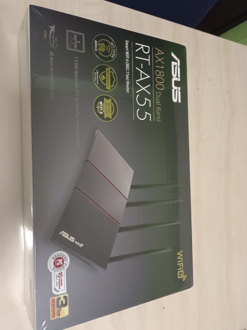 Asus RT-AX55 Router, Computers & Tech, Laptops & Notebooks on Carousell