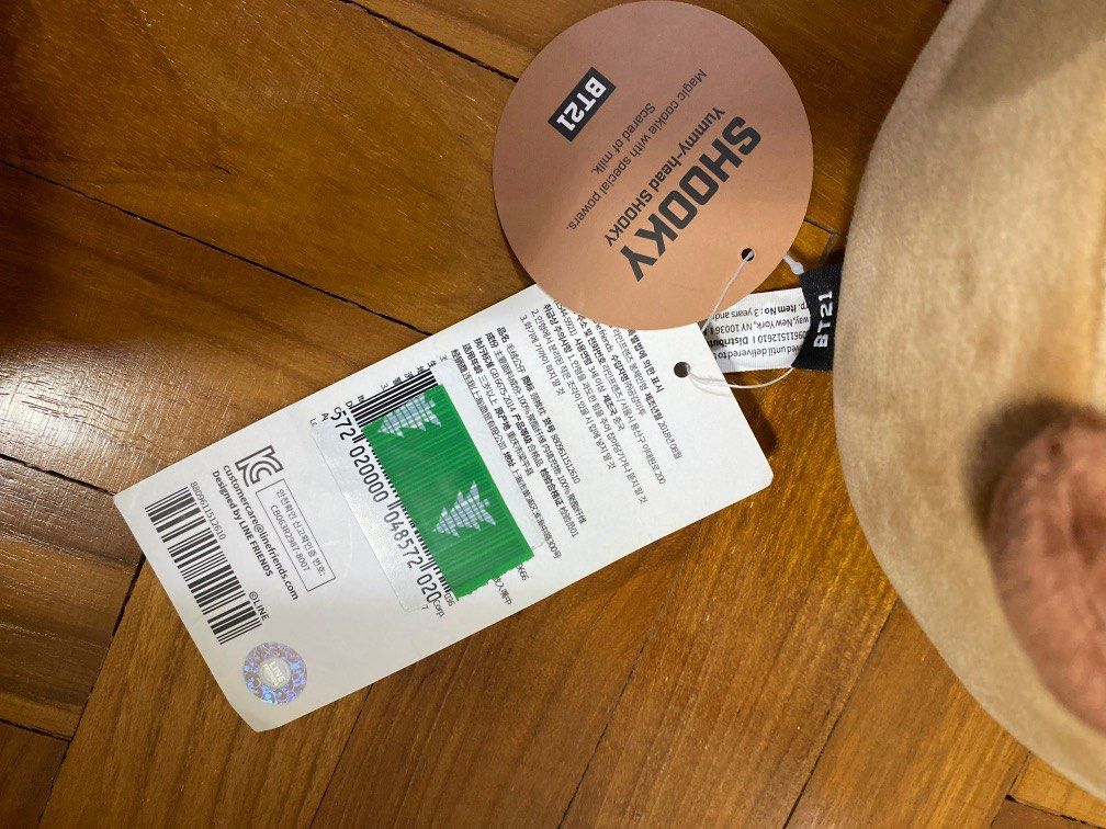 Authentic BT21 Shooky plush toy, Hobbies & Toys, Memorabilia ...