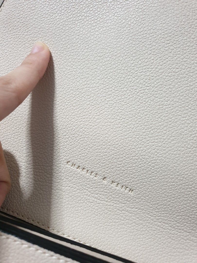 Authentic Charles & Keith Cross Bodybag Flap Ivory, Women's Fashion, Bags & Wallets, Cross-body ...