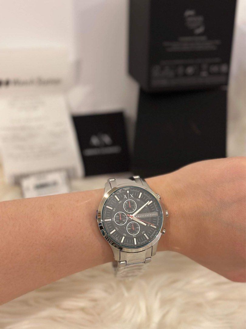 AX Chronograph Stainless Steel Watch, Luxury, Watches on Carousell