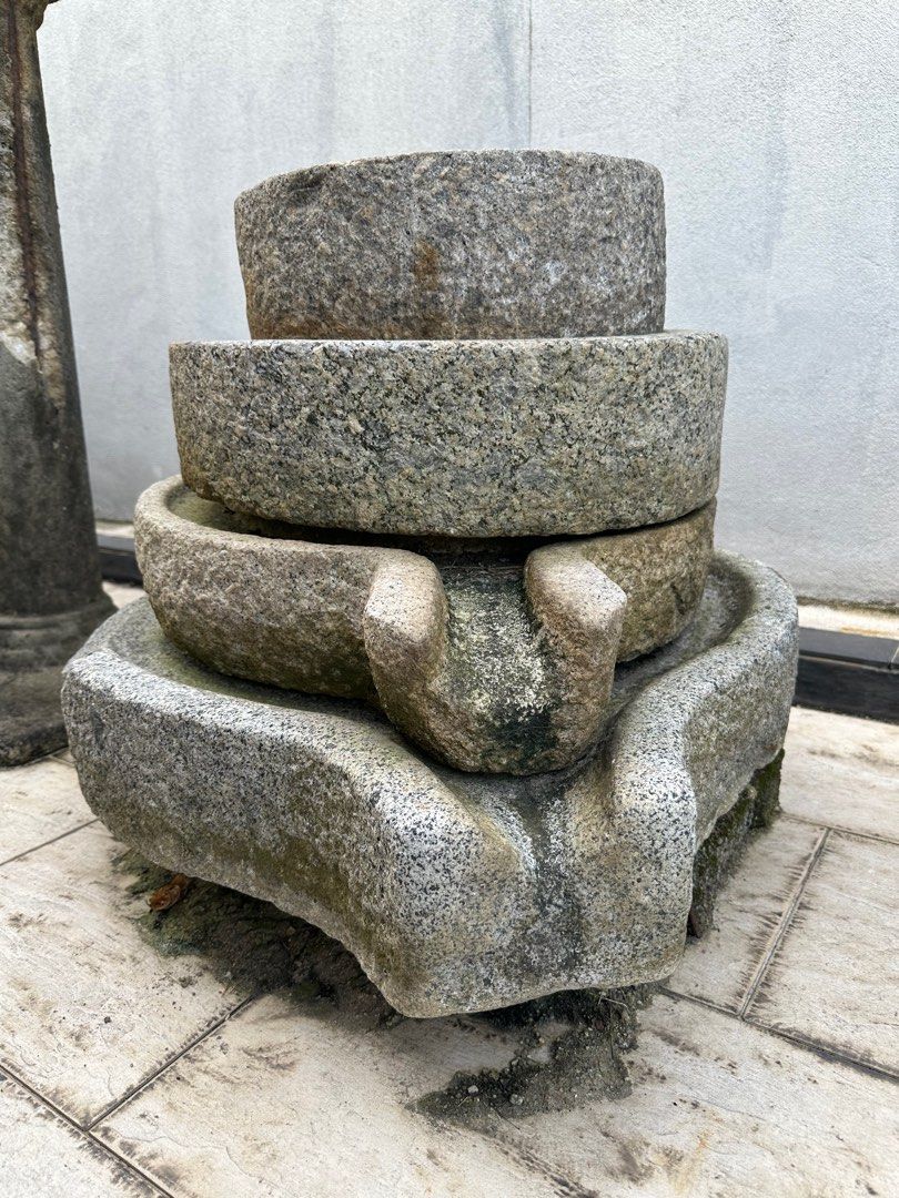 Beautiful stone soya grinder, Furniture & Home Living, Gardening ...
