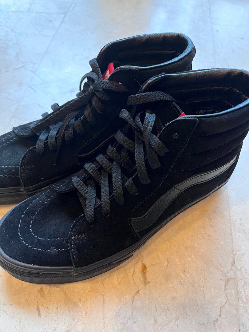 Black High Cut Vans EU40, Men's Fashion, Footwear, Sneakers on Carousell