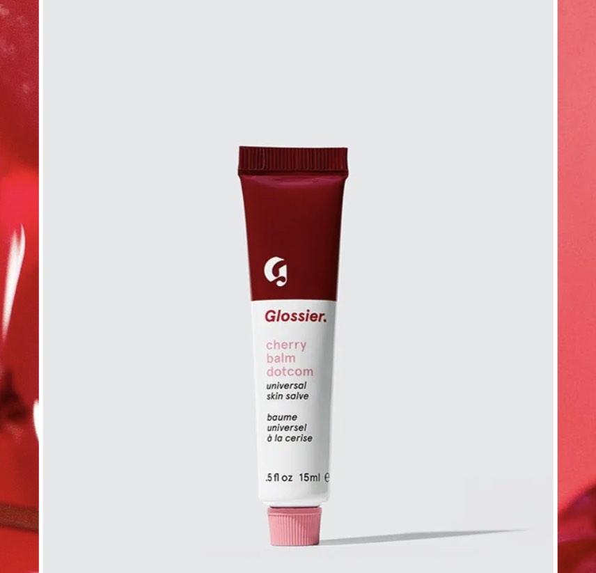 BNIB Glossier Cherry Balm Dotcom, Beauty & Personal Care, Face, Face ...