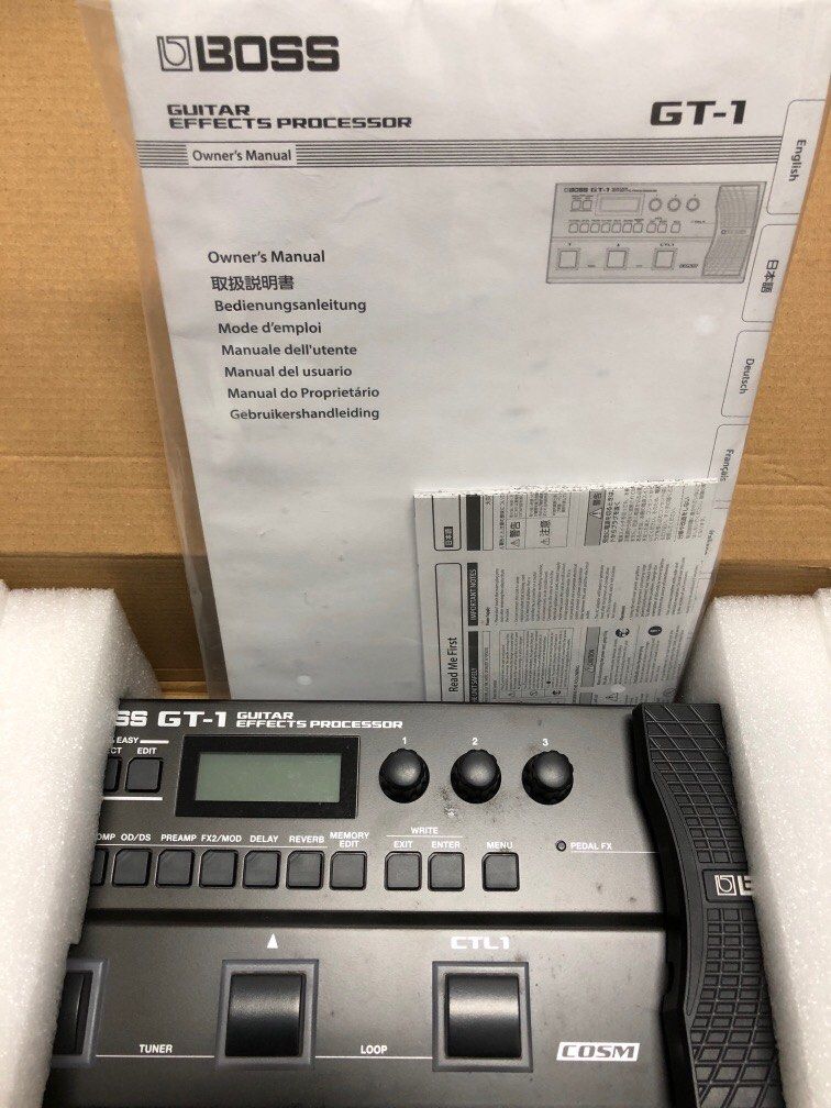 Boss GT 1 guitar effect, Audio, Other Audio Equipment on Carousell
