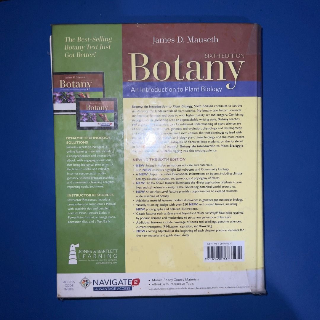 Botany: An Introduction to Plant Biology (Hardbound), Hobbies & Toys ...