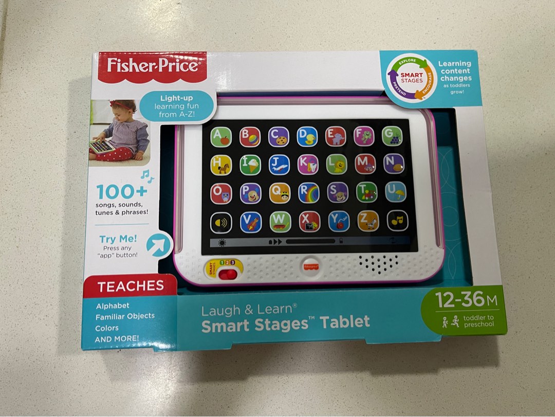 Brand new Fisher Price Smart Stages Tablet, Hobbies & Toys, Toys ...