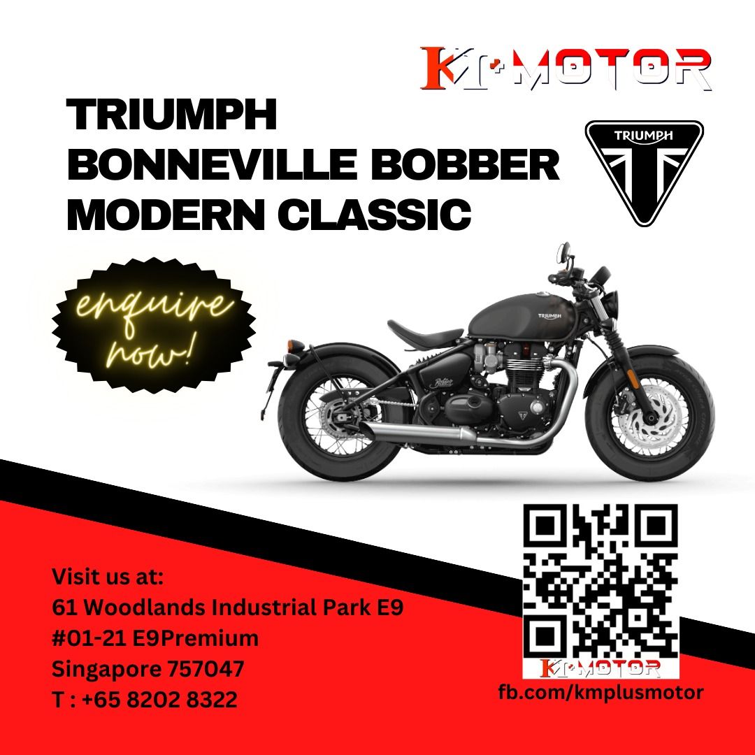 TRIUMPH BOBBER 1200 CC BONNEVILLE BRAND NEW MOTORCYCLE MOTORBIKE MOTOR ...
