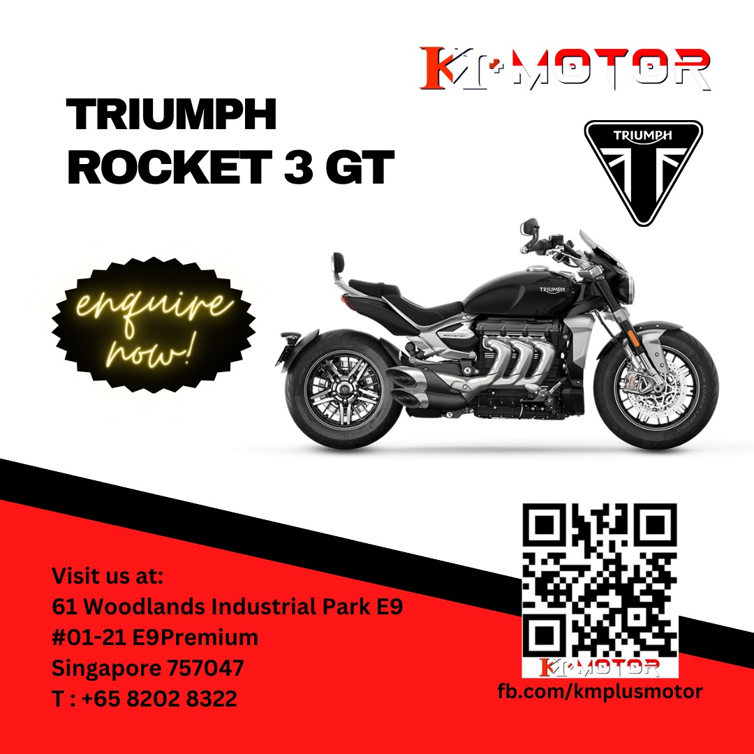 TRIUMPH ROCKET 3 GT 2500 CC BRAND NEW MOTORCYCLE MOTORBIKE MOTOR CYCLE ...