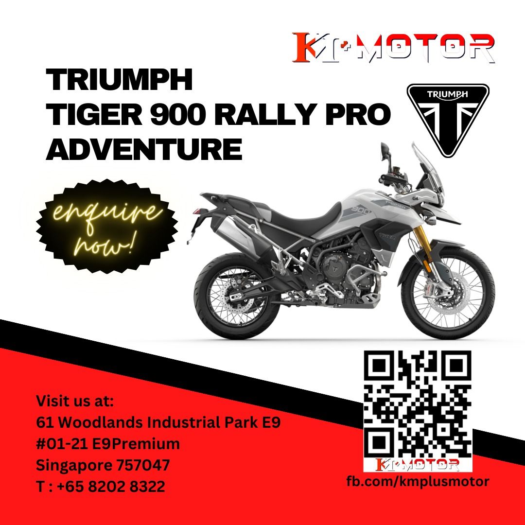 BRAND NEW TRIUMPH TIGER RALLY PRO 900 CC MOTORCYCLE MOTORBIKE MOTOR ...