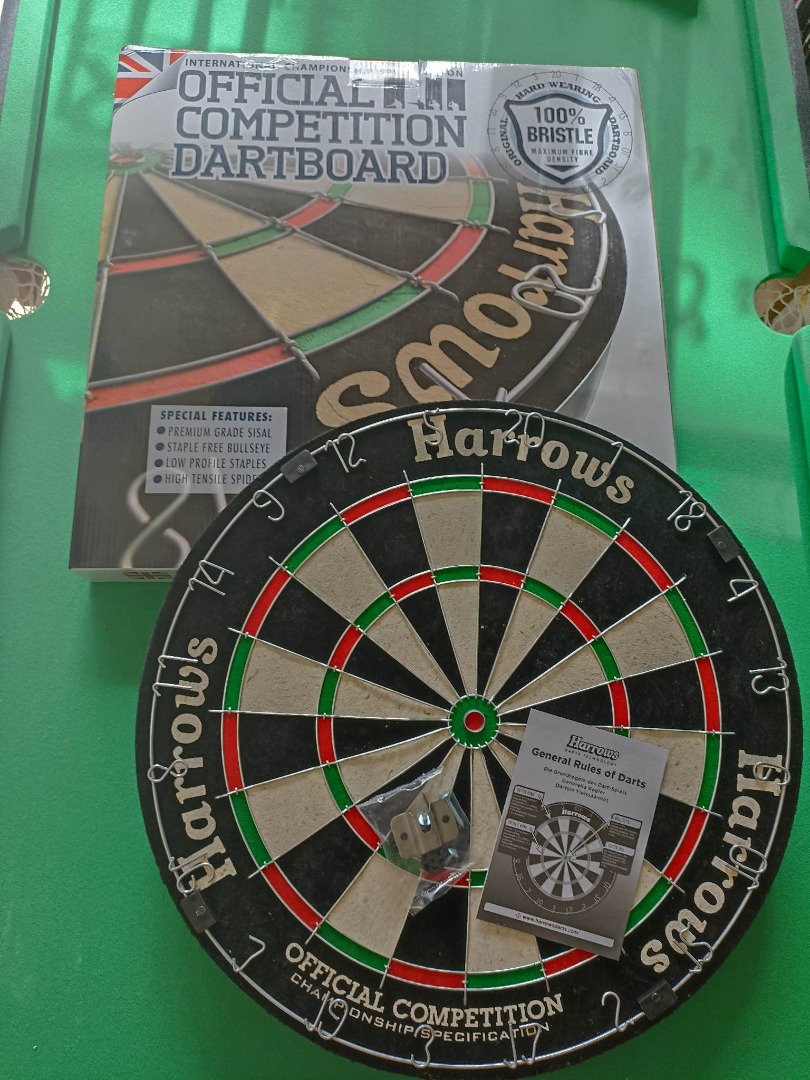 BRANDNEW HARROWS DART BOARD FOR COMPETITION, Sports Equipment, Other ...