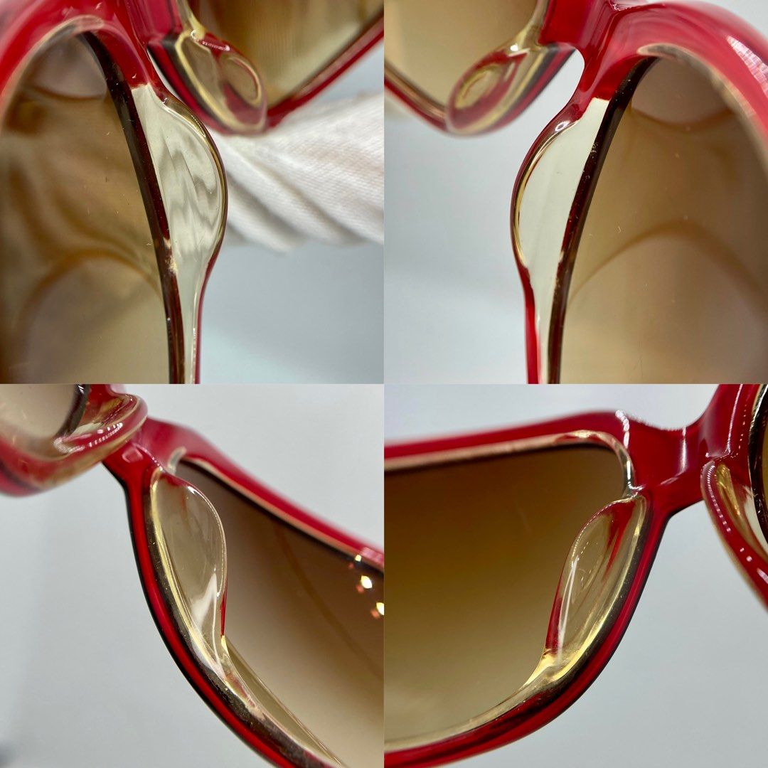 BRAUN BUFFEL RED AND BLACK SUNGLASS 227020315 -, Women's Fashion ...