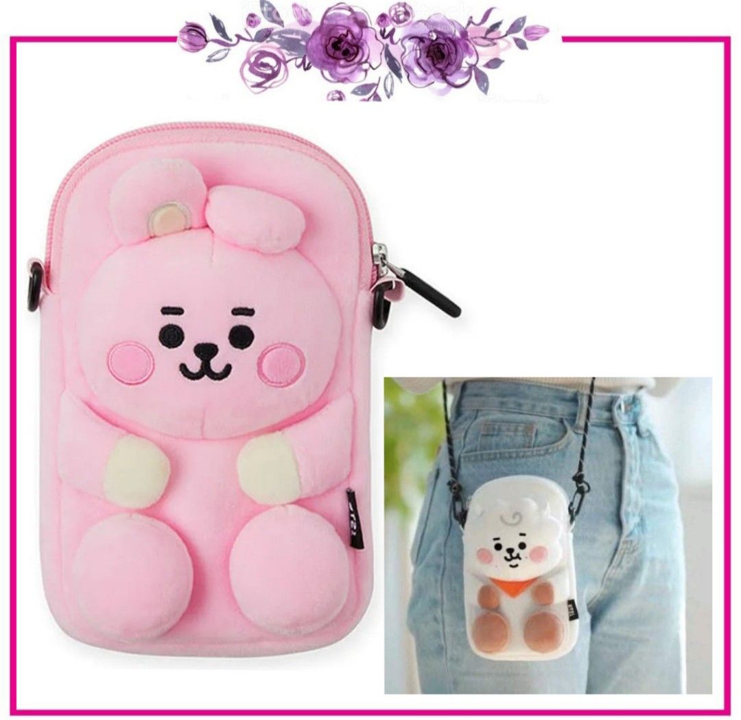 BT21 Cooky Crossbody Bag, Women's Fashion, Bags & Wallets, Cross-body ...