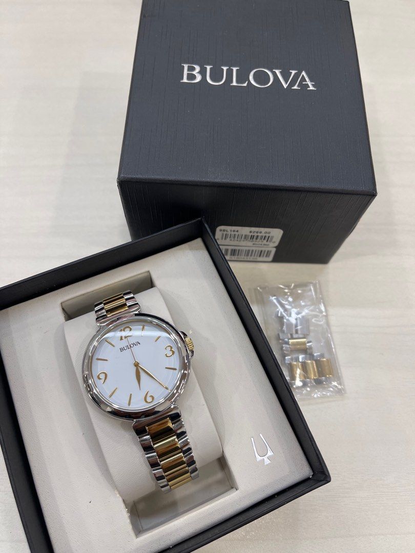 Bulova 98L 194 2 tone, Luxury, Watches on Carousell
