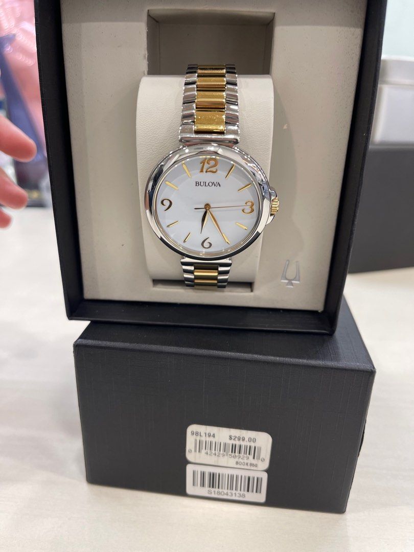 Bulova 98L 194 2 tone, Luxury, Watches on Carousell