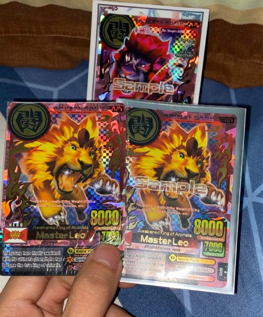 BUY Sample cards - Animal kaiser, Hobbies & Toys, Toys & Games on Carousell