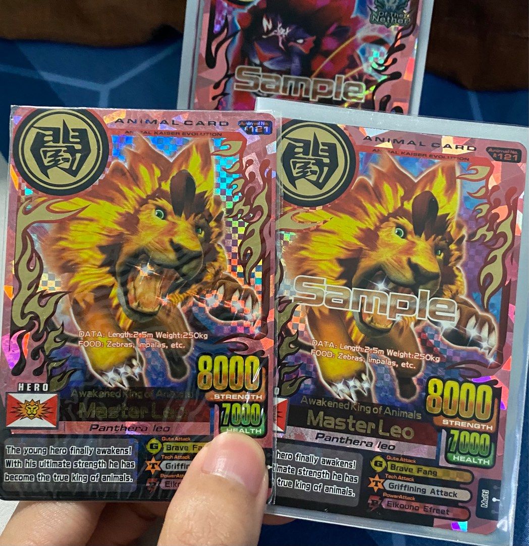 BUY Sample cards - Animal kaiser, Hobbies & Toys, Toys & Games on Carousell