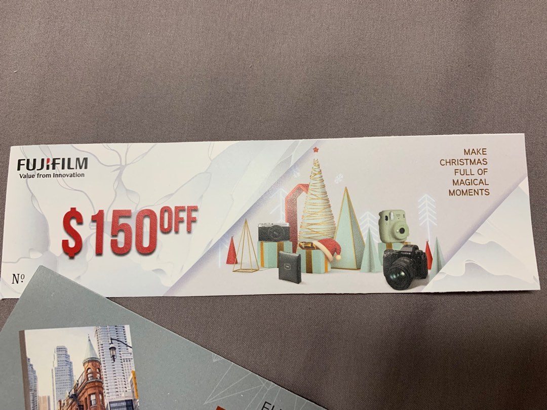Fuji lens voucher + free custom photobook, Photography, Cameras on ...